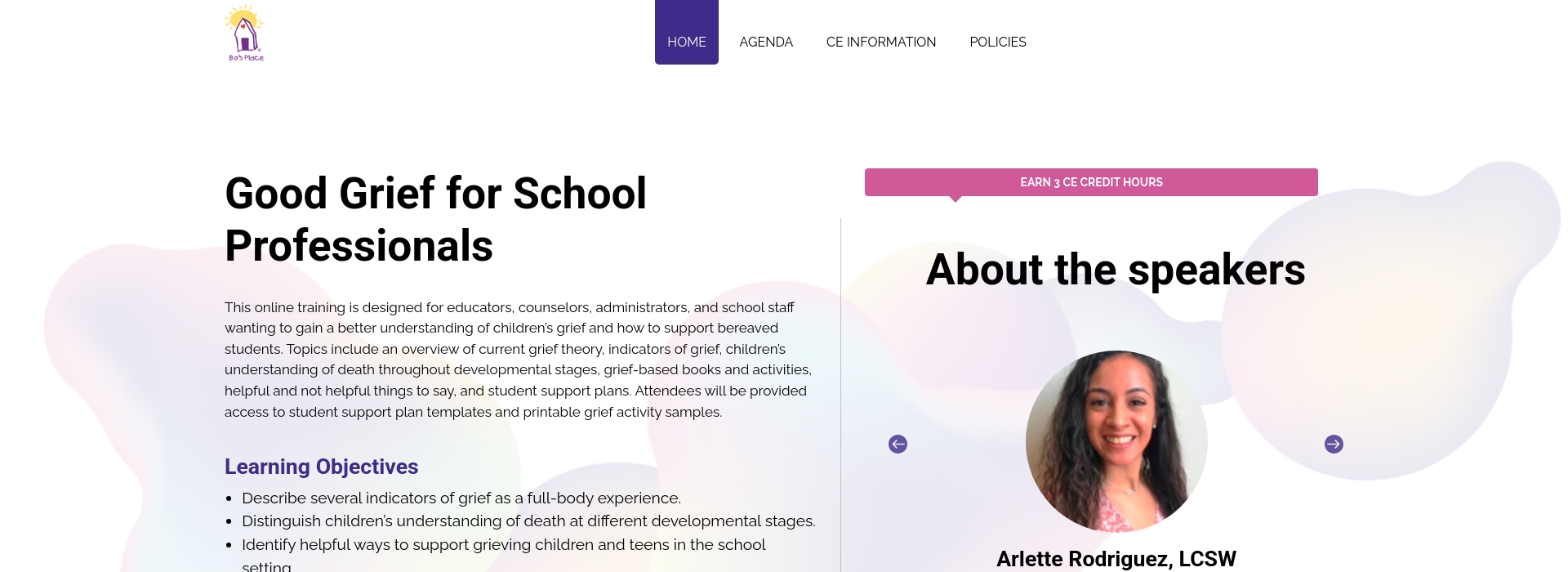 Good Grief for School Professionals